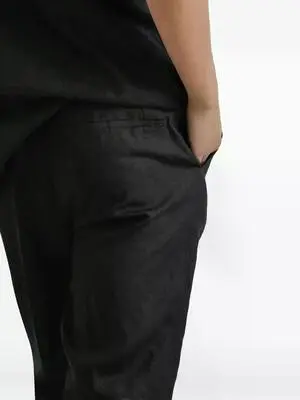 Dolce & Gabbana Linen Trousers - Black