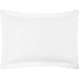 MATOUK Camilla Piqué Sham White