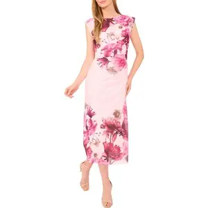 Ted Baker London Floral Mesh Sheath Dress