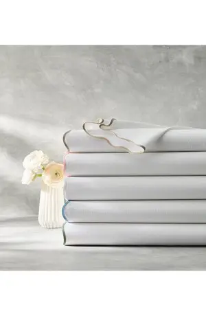 MATOUK Camilla Piqué Coverlet - White