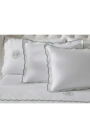 MATOUK Camilla Piqué Coverlet - White