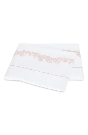 MATOUK Atoll Flat Sheet Blush
