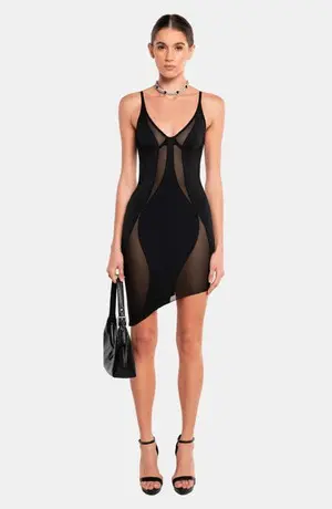 OW Swirl Mini Dress