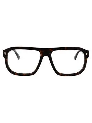 Dsquared2 Acetate D-Frame Optical Glasses - Brown