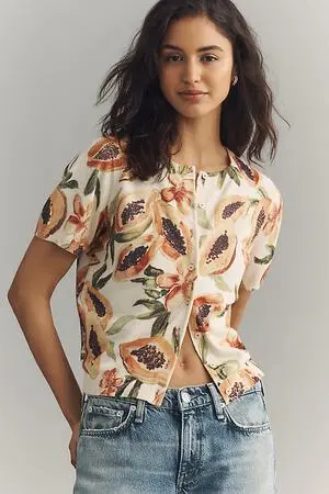 By Anthropologie Short Sleeve Cardigans