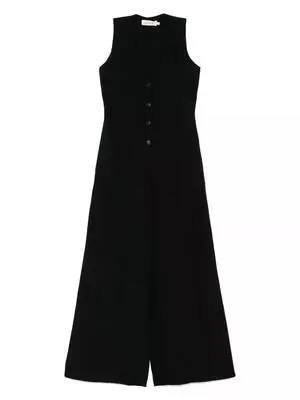 MOUTAKI Cotton Jumpsuit - Black