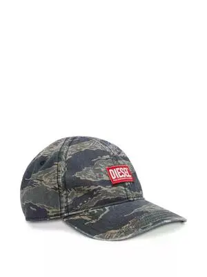 DIESEL® Camouflage-print Baseball Cap - Green