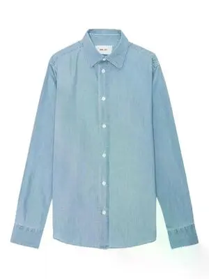 Nn07 Lightweight Denim Shirt - Blue