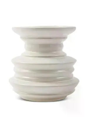 POLSPOTTEN Stacked Plates Vase - White