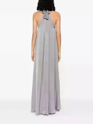 MOUTAKI Satin Maxi Dress