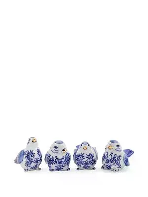 POLSPOTTEN Bird Family Figurines - Blue
