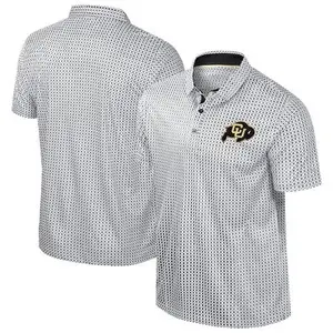 COLOSSEUM Colorado Buffaloes Big & Tall Marty Rival Polo - Black