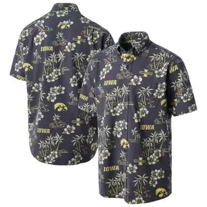 Reyn Spooner Iowa Hawkeyes Classic Button-up Shirt - Black