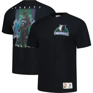 Mitchell & Ness Kevin Garnett Minnesota Timberwolves Hardwood Classics Nba Legends T-shirt - Black