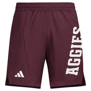 Adidas Texas A&m Aggies Aeroready Training Shorts - Maroon