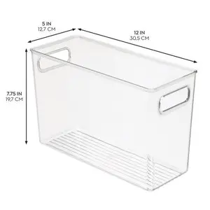 IDESIGN Storage Bins With Handlesorganize Kitchen, Bathroom