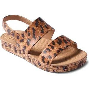 Reef Water Vista Slingback Sandal - Leopard