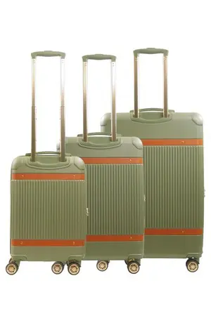 Tommy Bahama 3-piece Hard-sided Luggage Set - Olive