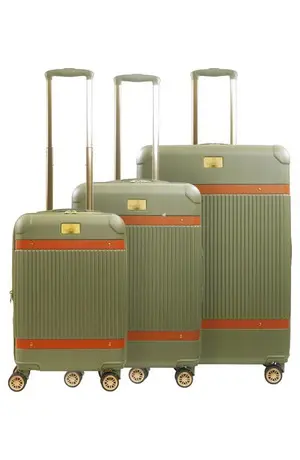 Tommy Bahama 3-piece Hard-sided Luggage Set - Olive