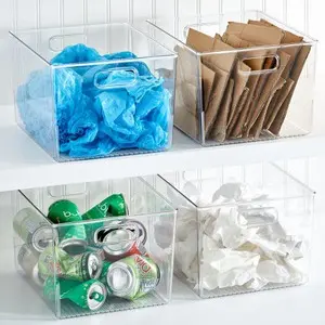 IDESIGN Storage Bins With Handlesorganize Kitchen, Bathroom