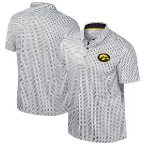 COLOSSEUM Iowa Hawkeyes Big & Tall Marty Rival Polo
