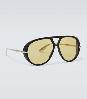 Bottega Veneta Aviator Sunglasses - Black