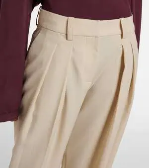 THE FRANKIE SHOP Daytona High-rise Wide-leg Trousers