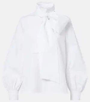 Max Mara Tie Neck Blouses