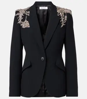 Alexander Mcqueen Metallic Blazers For Women