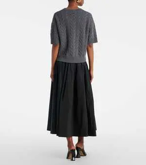 Max Mara Dominus Wool Top - Grey