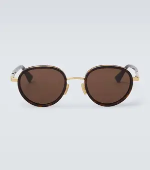 Bottega Veneta Forte Panthos Sunglasses - Brown