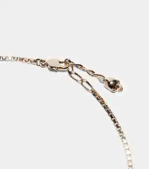 Alexander McQueen Embellished Faux Pearl Necklace