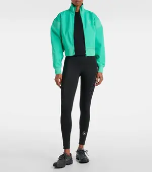 Adidas By Stella McCartney Logo Cropped Jacket