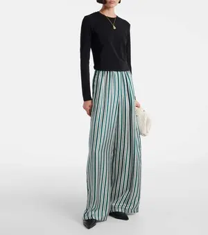 Max Mara Ortensia Jersey Top - Black