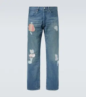 Junya Watanabe X Levi's® Patchwork Jeans - Blue