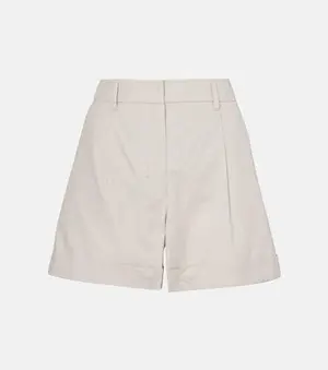 Max Mara Ubino Cotton Poplin Bermuda Shorts