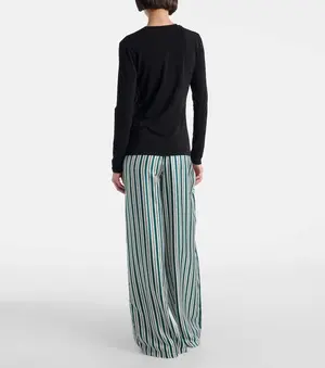 Max Mara Ortensia Jersey Top - Black