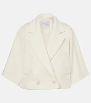 Max Mara Galea Wool And Cashmere Pea Coat