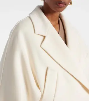 Max Mara Galea Wool And Cashmere Pea Coat