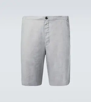 Loro Piana Nolan Linen Bermuda Shorts
