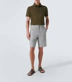 Loro Piana Nolan Linen Bermuda Shorts