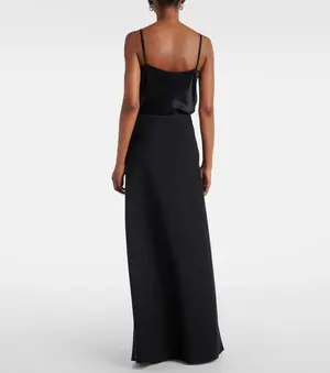 Max Mara Vernice Jersey Maxi Skirt
