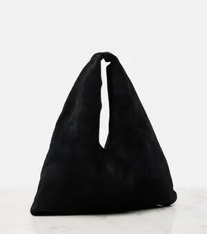 THE ROW Bindle Small Suede Tote Bag
