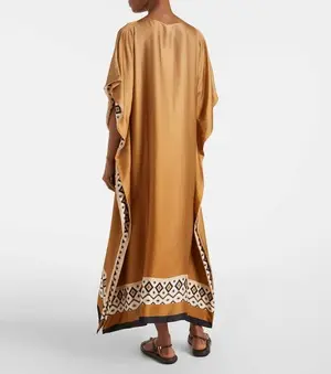 Max Mara Belli Satin Kaftan
