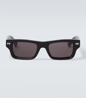 Bottega Veneta Dizzy Rectangle Sunglasses - Black