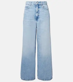 GANNI Mid-rise Wide-leg Jeans