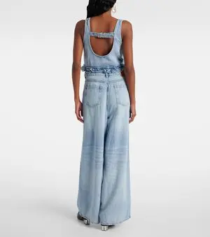 GANNI Mid-rise Wide-leg Jeans