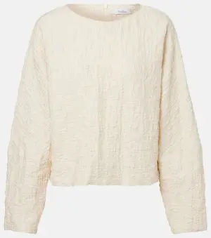 Max Mara Cotton-blend Jersey Top
