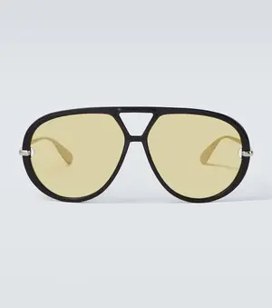 Bottega Veneta Aviator Sunglasses - Black