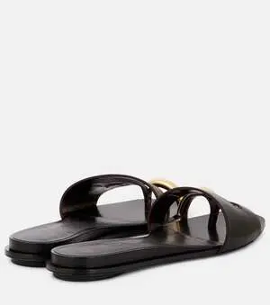 Tory Burch Leather Sandals - Black